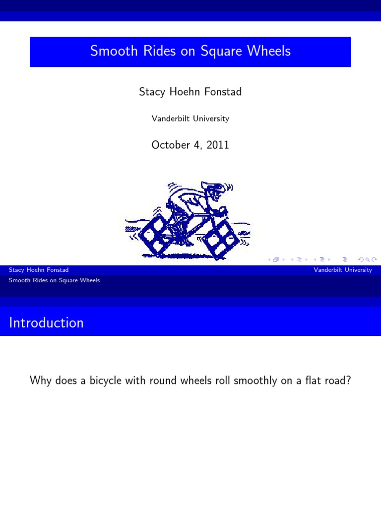 Square Wheels | PDF | Space | Geometric Shapes