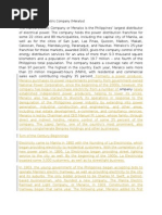 History and Ownership of Meralco | PDF | Manila | Economies