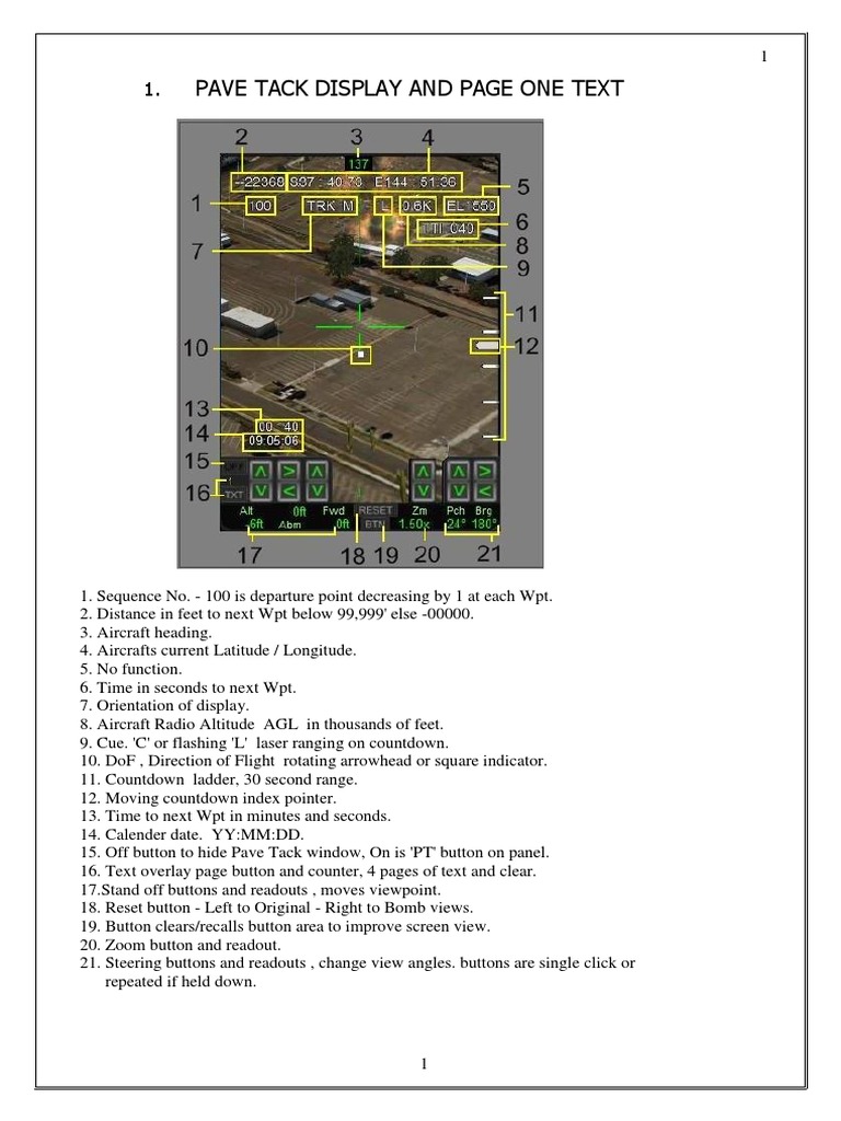 Pave Tack Notestrurt | PDF | Aircraft | Flight