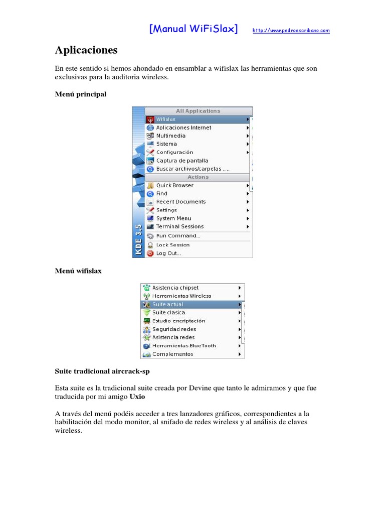 Uso de WiFiSlax 3.1 para Auditoría Wireless | PDF