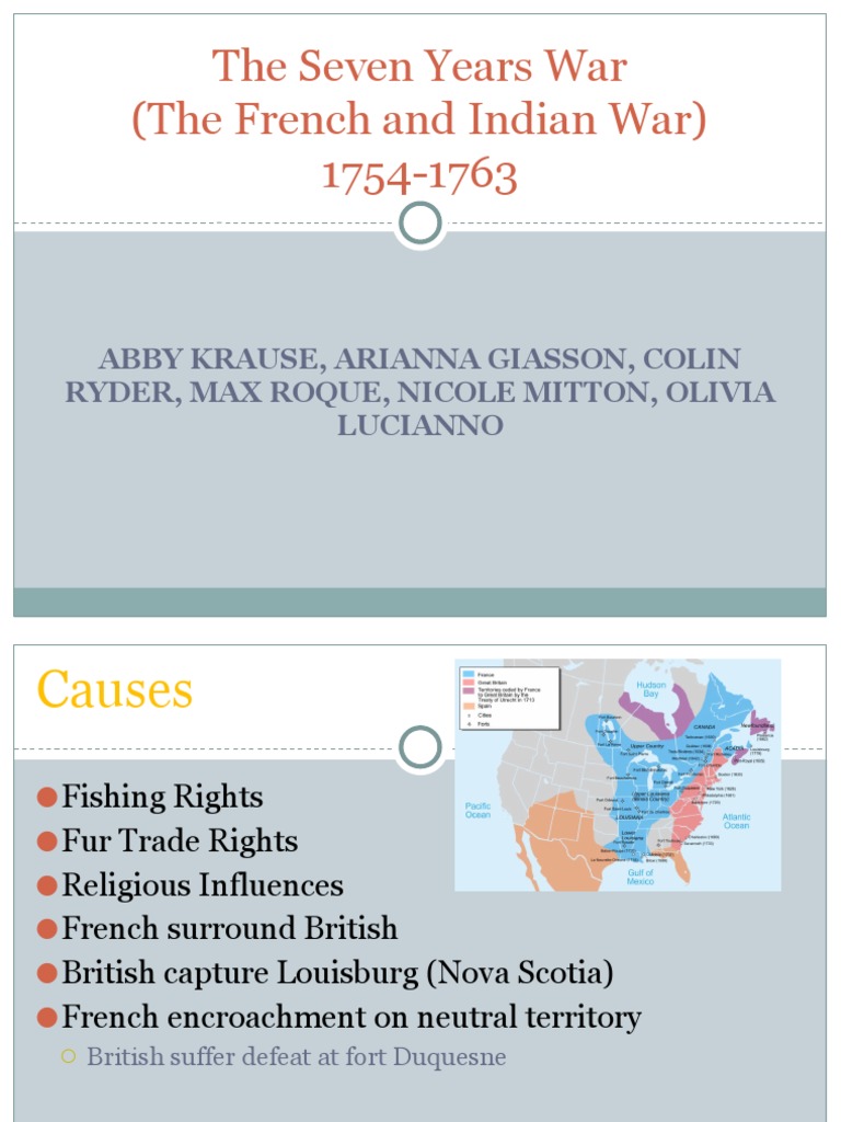 Seven Years War: Causes & Outcomes | PDF