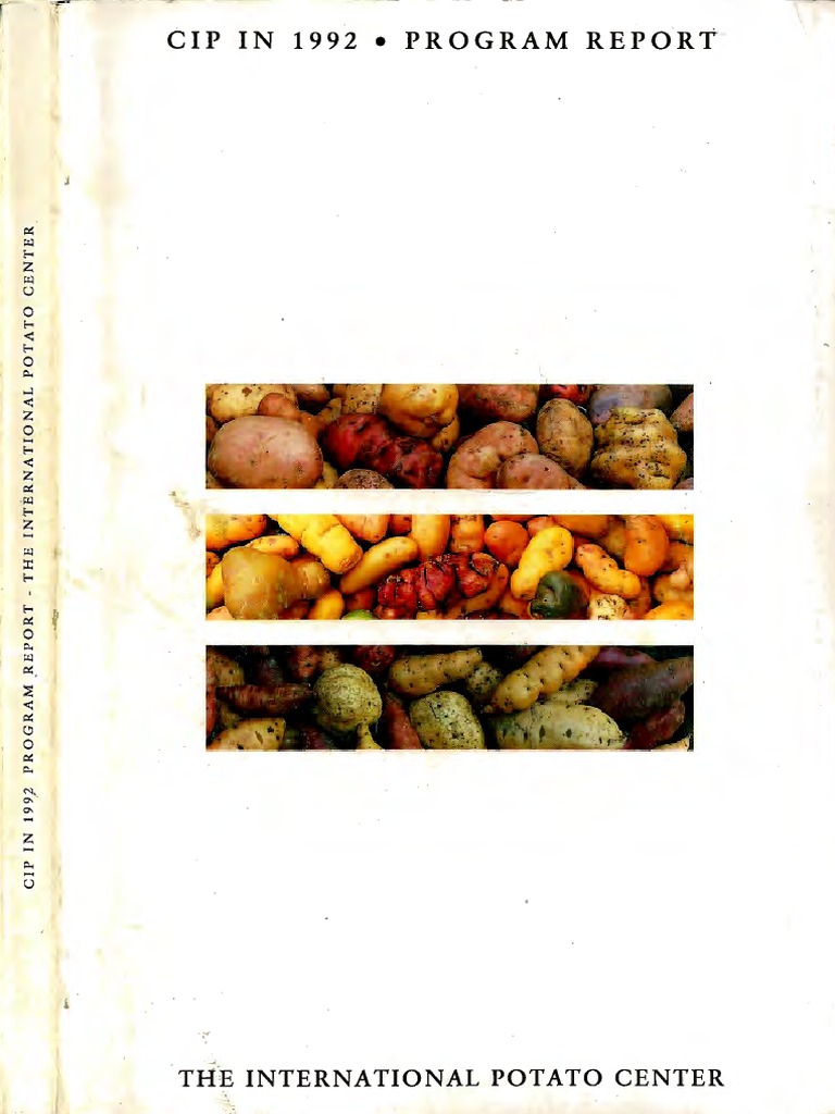 CIP 1992 Program Report Overview | PDF | Subtropics | Potato