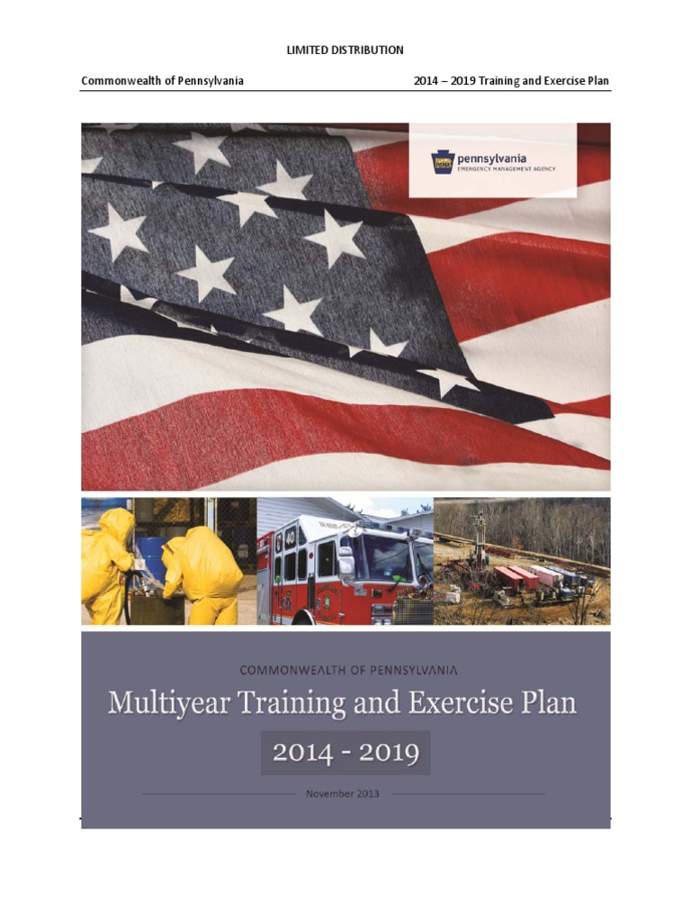 Pennsylvania 2014-2019 Training Plan | PDF | Emergency Management ...