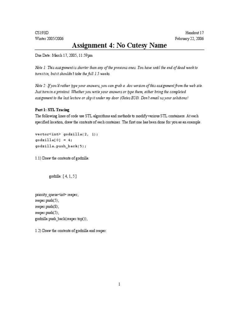 24 Assignment 4 | PDF | Object (Computer Science) | Models Of Computation