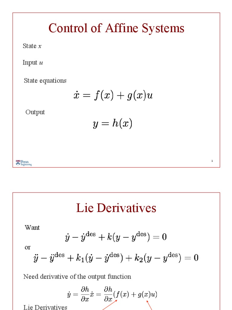 2014 Nonlinear Control | PDF | Derivative | Plane (Geometry)
