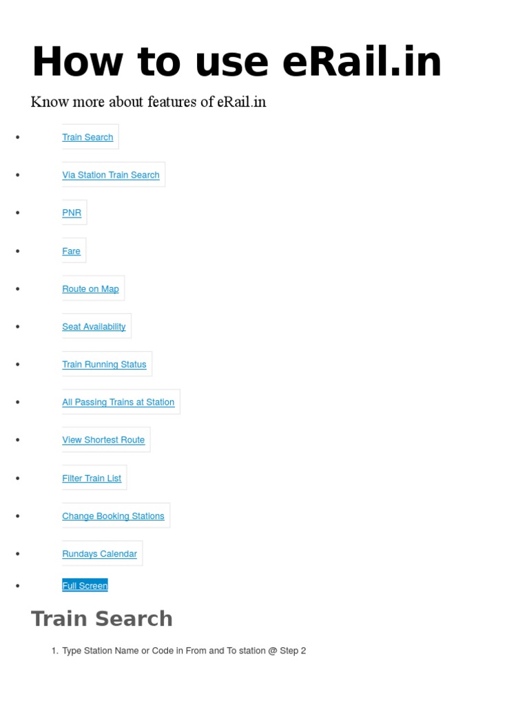 How To Use ERail | PDF | Software | System Software