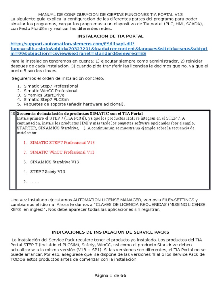 Guia Configuracion y Funcionamiento Tia Portal v20 | PDF | Scada ...