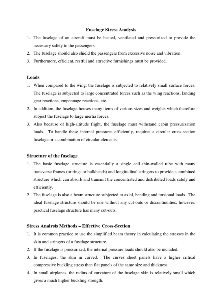 Fuselage Skin Thickness Calculation | PDF | Buckling | Fuselage