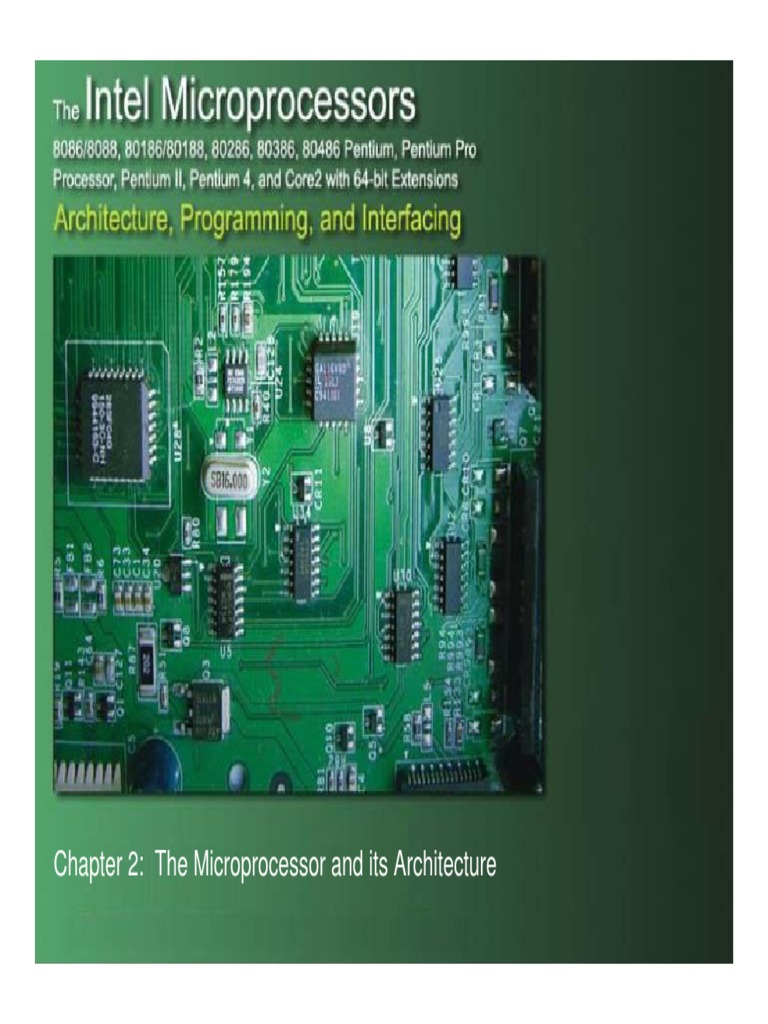 Microprocessor Its Architecture Pdf Computer Architecture