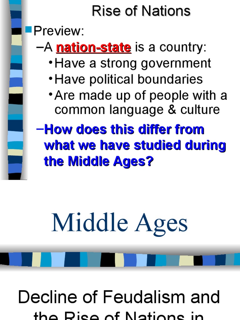 Decline of Feudalism - Rise of Nation States | PDF | Kingdom Of England ...