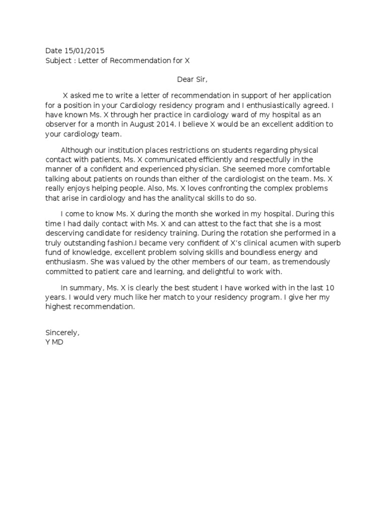 Reference Letter | PDF