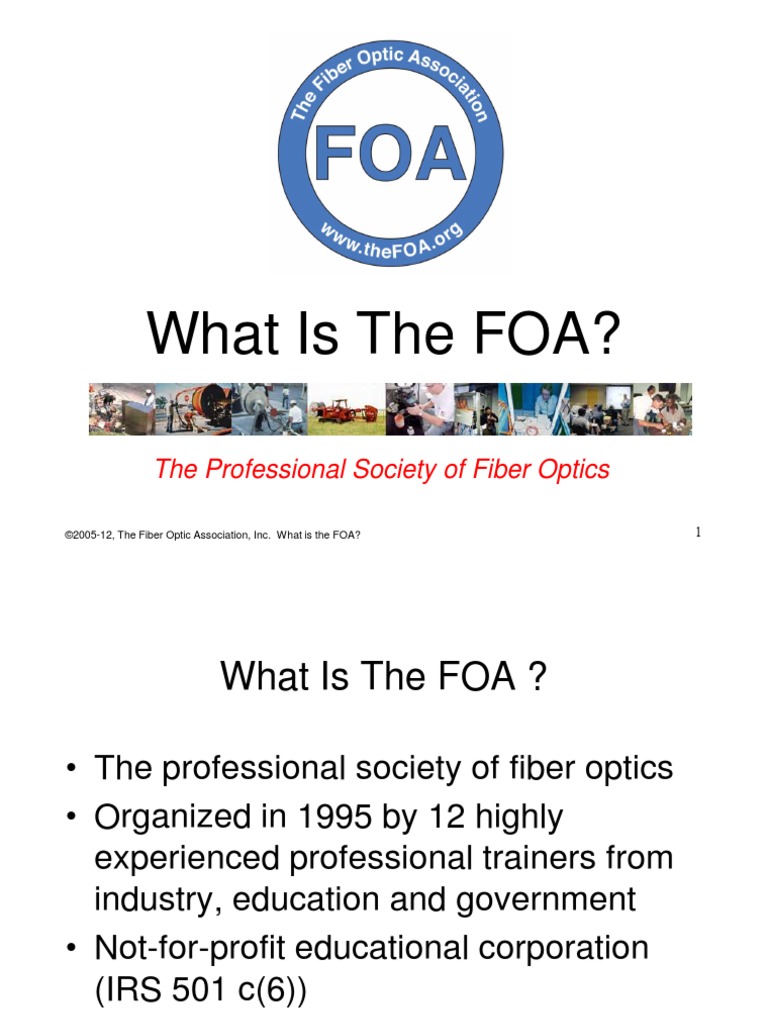 FOA Info PDF | PDF | Further Education | Computing And Information ...