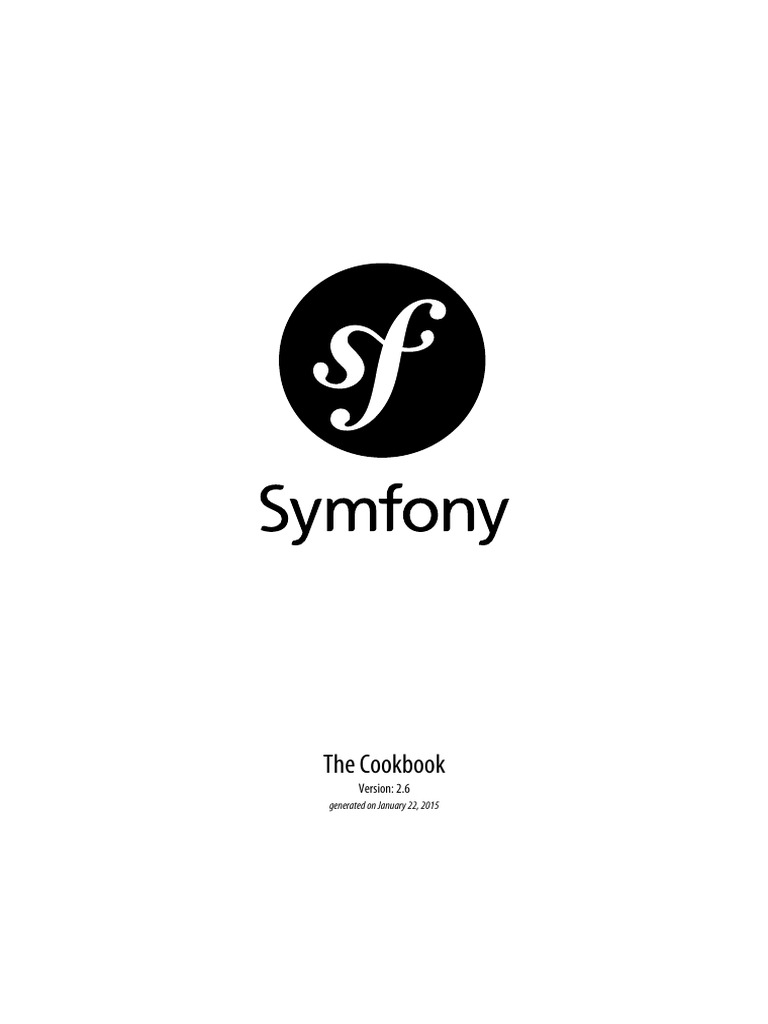 Symfony Cookbook 2.6 | PDF | Cascading Style Sheets | Class (Computer Programming)