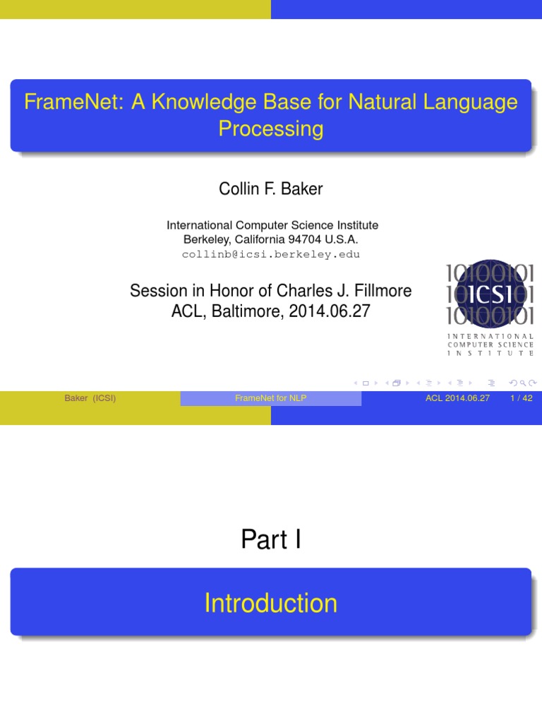 Understanding FrameNet in NLP | PDF | Rules | Human Communication