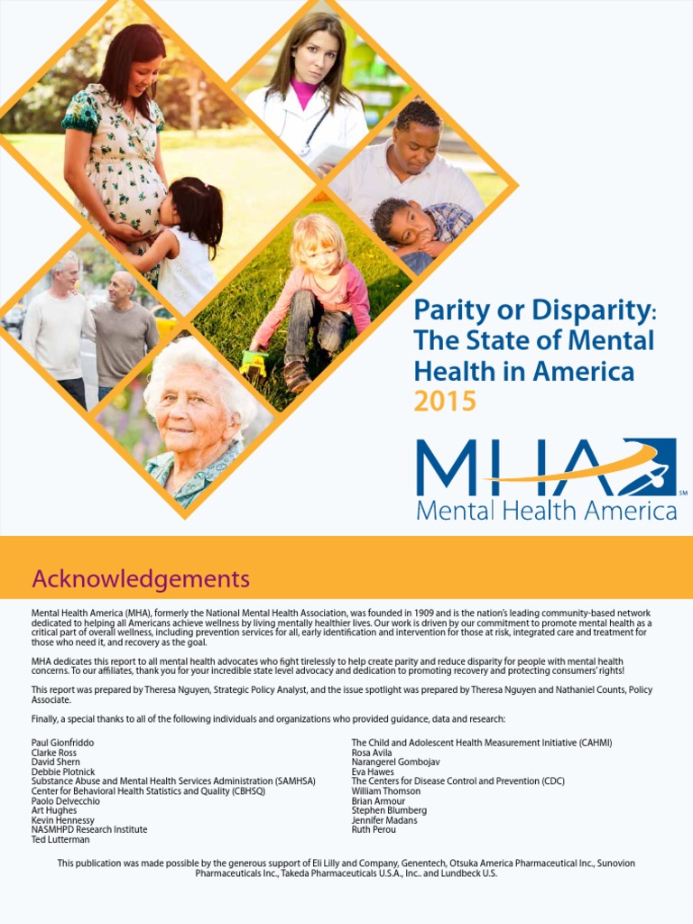MHA Parity Report 2015 | Download Free PDF | Mental Health | Substance ...