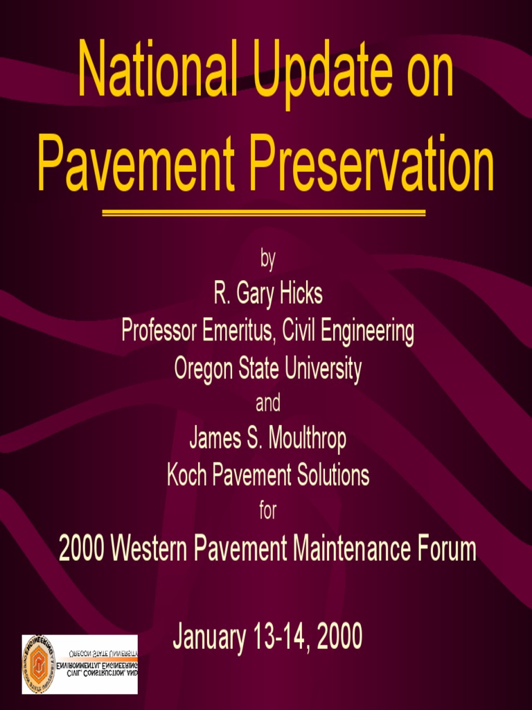 PavementPreservation Argentina2003 | PDF | Road Surface ...