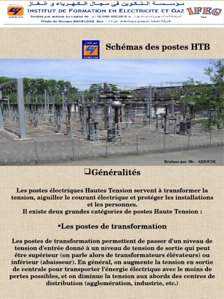 HTB 2 | PDF | Réseau électrique | Poste électrique
