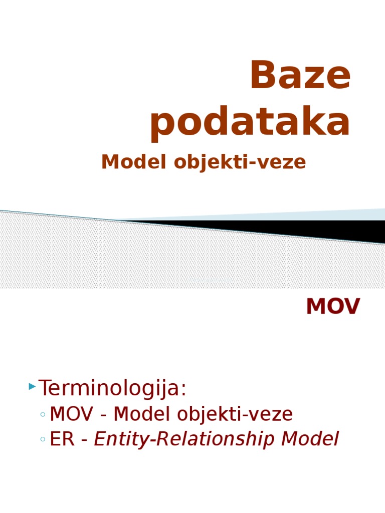 Model Objekti Veze | PDF