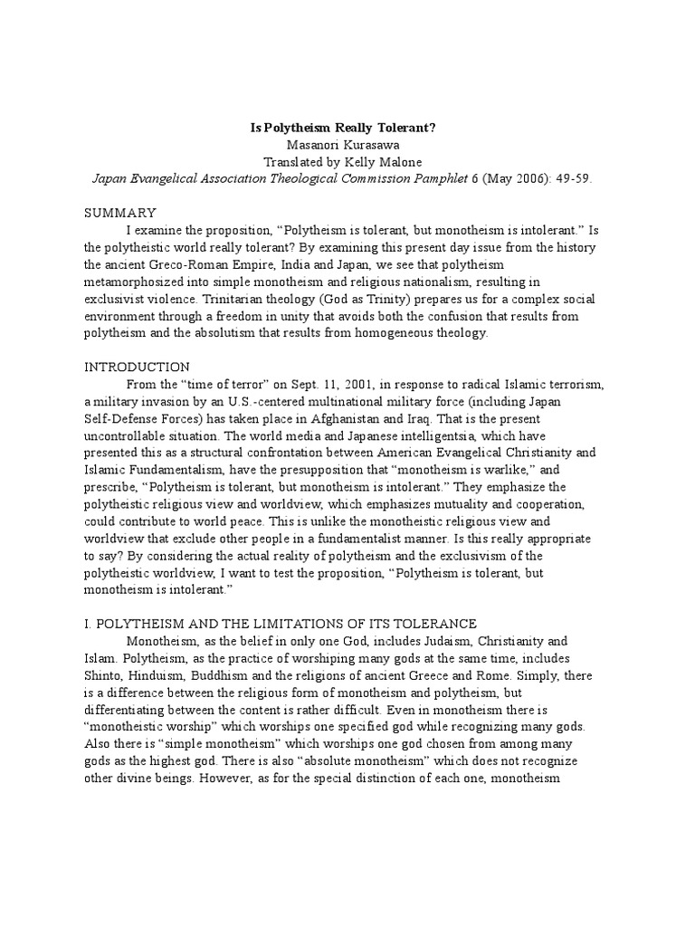 Japan Evangelical Association Theological Commission Pamphlet 6 (May ...