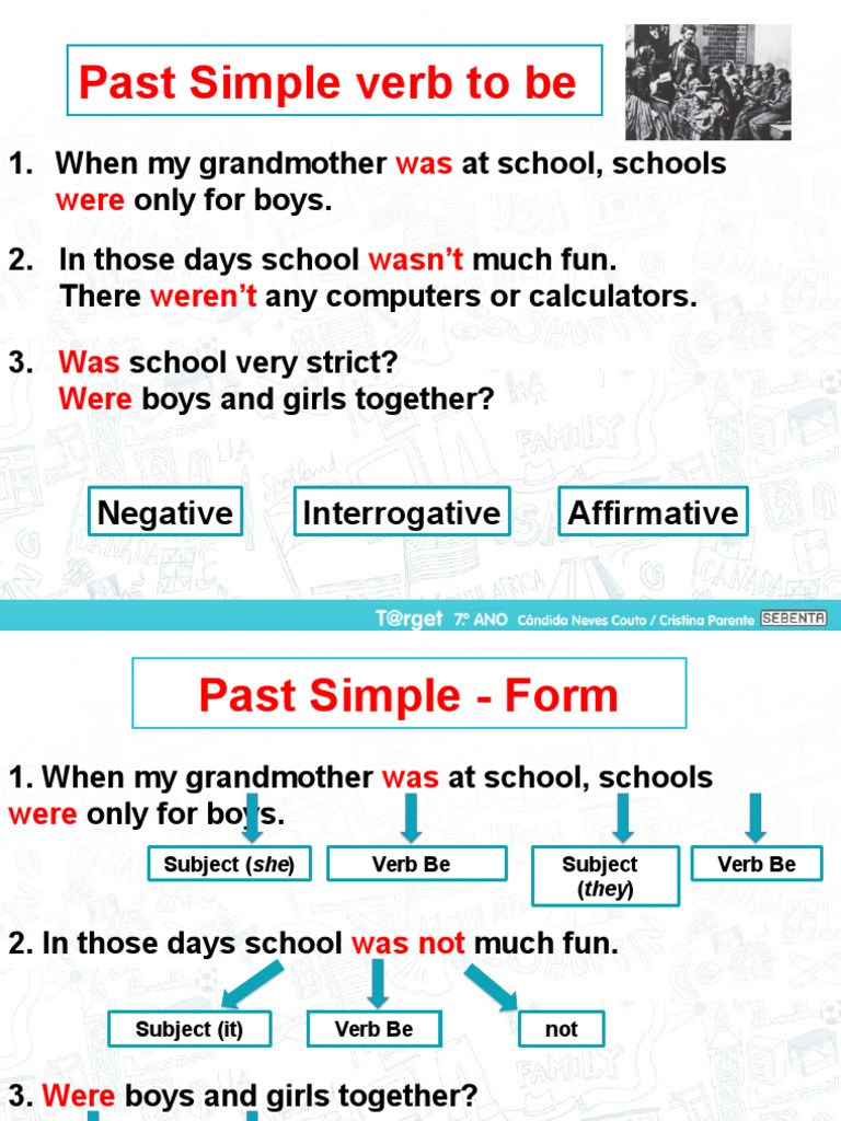 Verb To Be Past Simple | PDF
