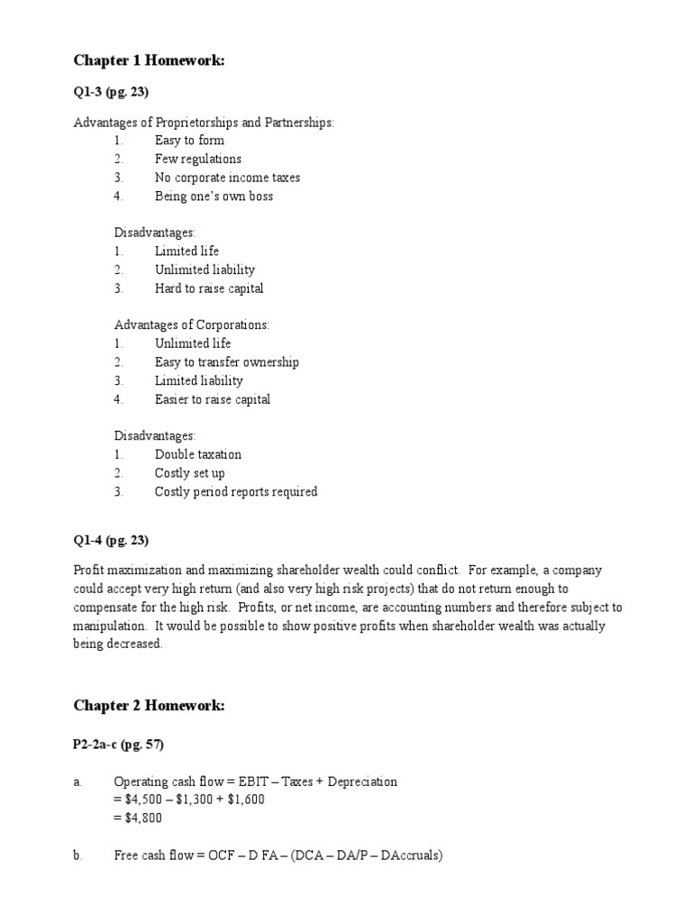 Module 1 Homework Assignment | PDF | Free Cash Flow | Return On Equity