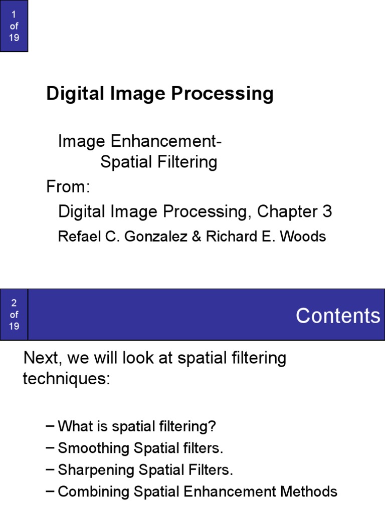 An Introduction to Spatial Filtering Techniques for Image Enhancement ...