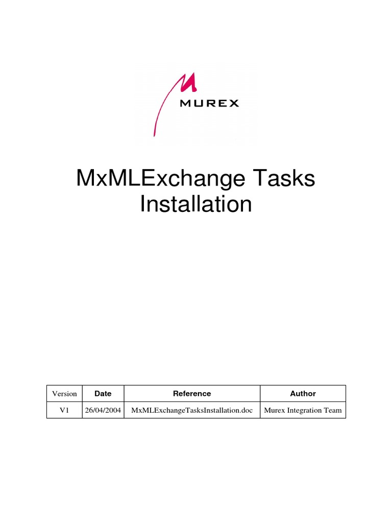 MX ML Exchange Tasks Installation | PDF | Computer File | Operating System Technology