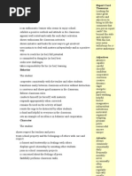 100 Report Card Comments | PDF | Classroom | Teachers