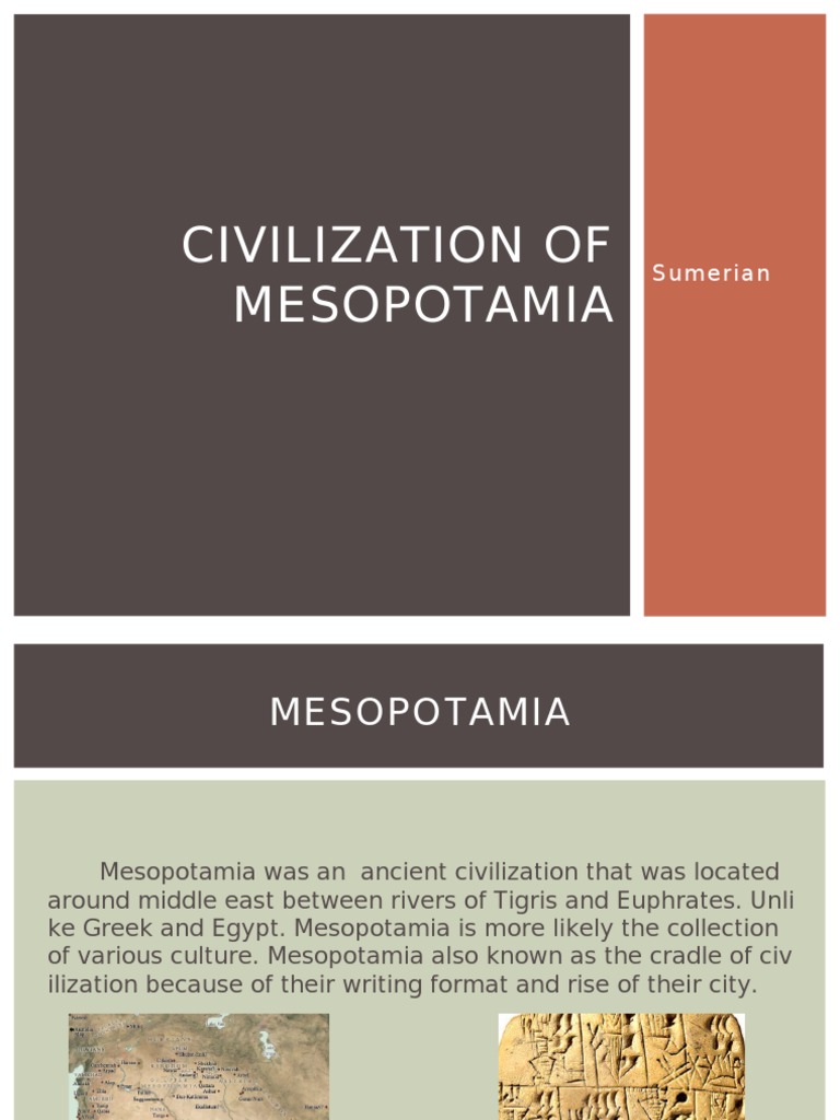 Sumerian Civilization Overview | PDF | History | Politics