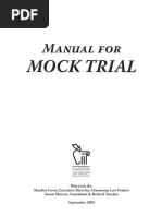 Mock Trial Classroom Activity Guide | PDF | Witness | Trials