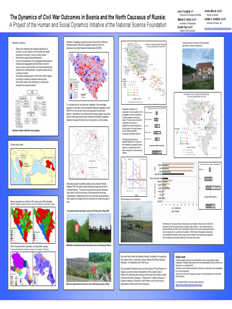 War Out Comes NSF Poster | PDF | Bosnia And Herzegovina | Science