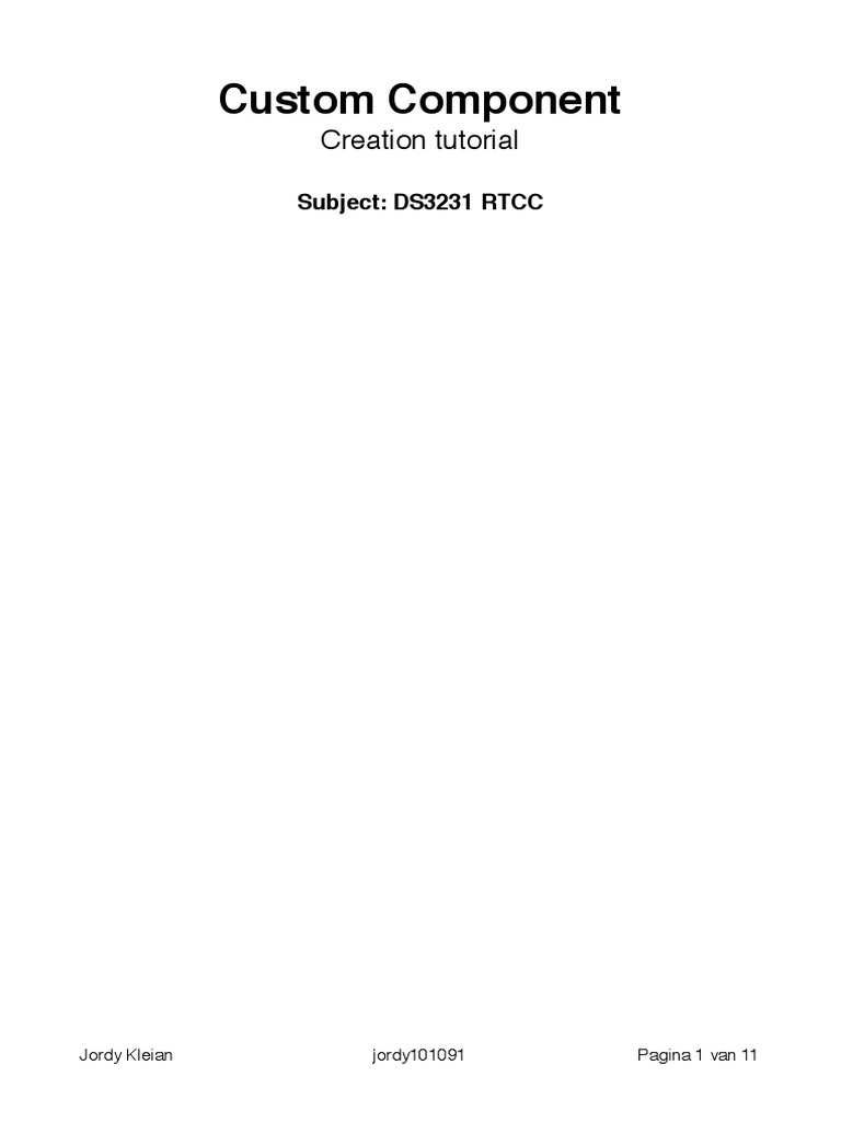 Flowcode Component Creating Tutorial DS3231 | PDF | Parameter (Computer ...