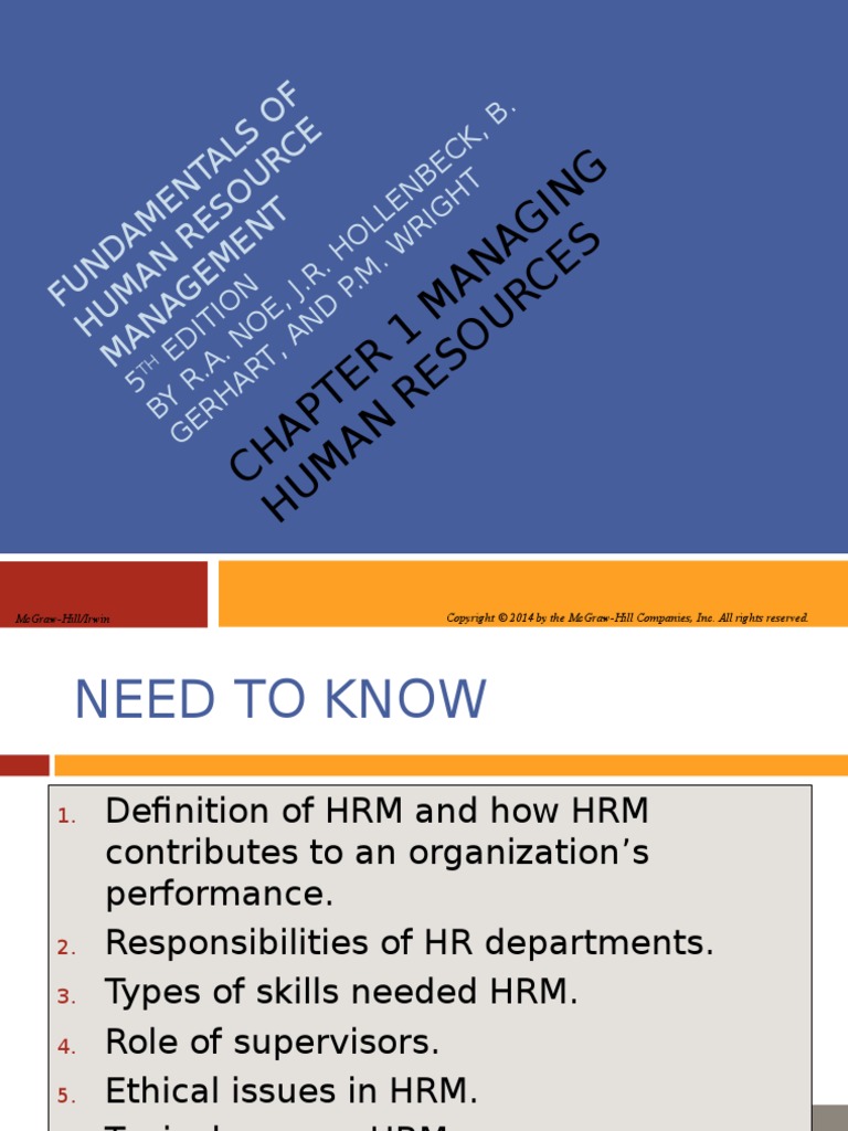 IPPTChap 001 | PDF | Human Resources | Human Resource Management