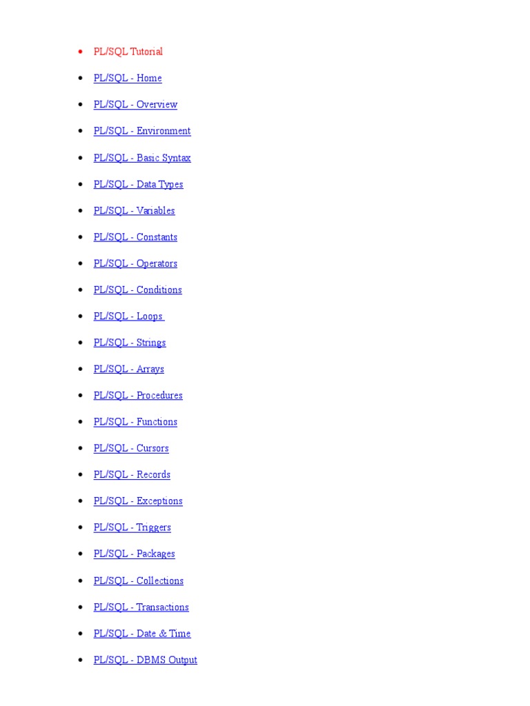 Oracle PLSQL | PDF | Pl/Sql | Control Flow