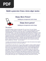 Electric Scooter Plans | PDF | Pipe (Fluid Conveyance) | Electric Motor