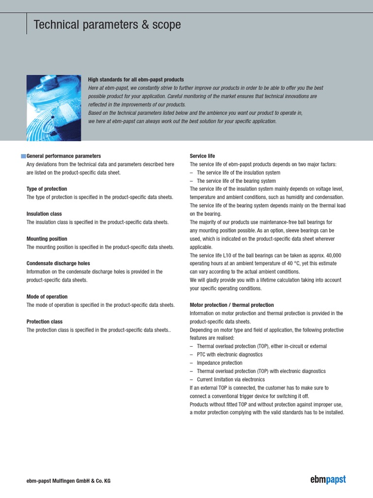 Technical-Parameters EN PDF | PDF