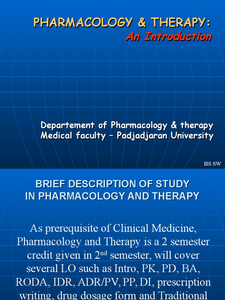 Introduction To Pharmacology | PDF | Pharmacology | Medicinal Chemistry