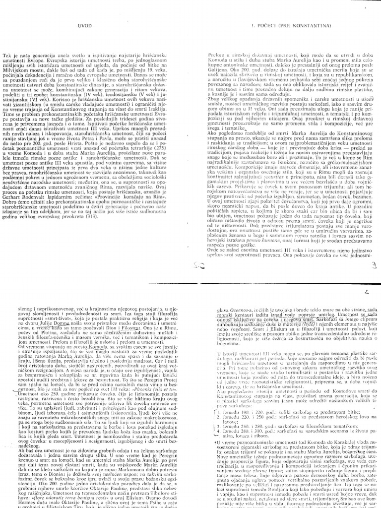 Friedrich Gerke Kasna Antika I Rano Hrišćanstvo | PDF