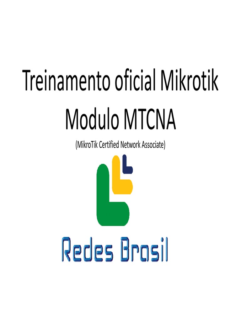 Apostila - MikroTik MTCNA | PDF | Modelo OSI | Suíte de protocolo de internet