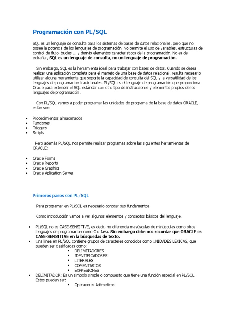 SQL Comandos Basicos | PDF | Pl / Sql | SQL