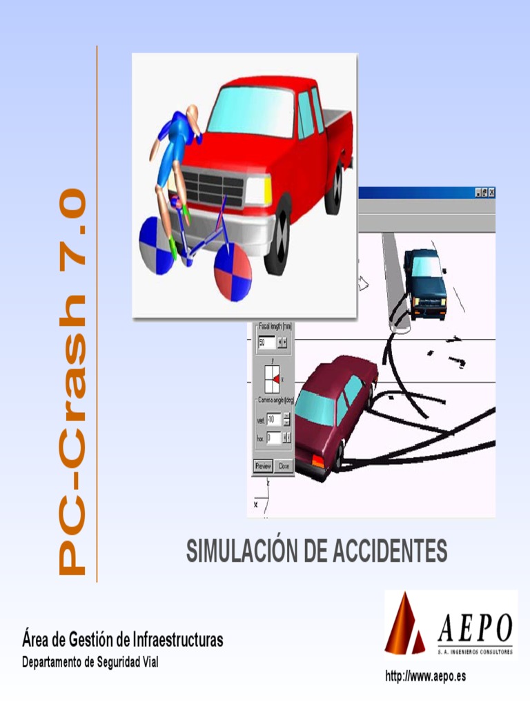 Simulación de Accidentes con PC-Crash 7.0 | PDF | Seguridad vial ...