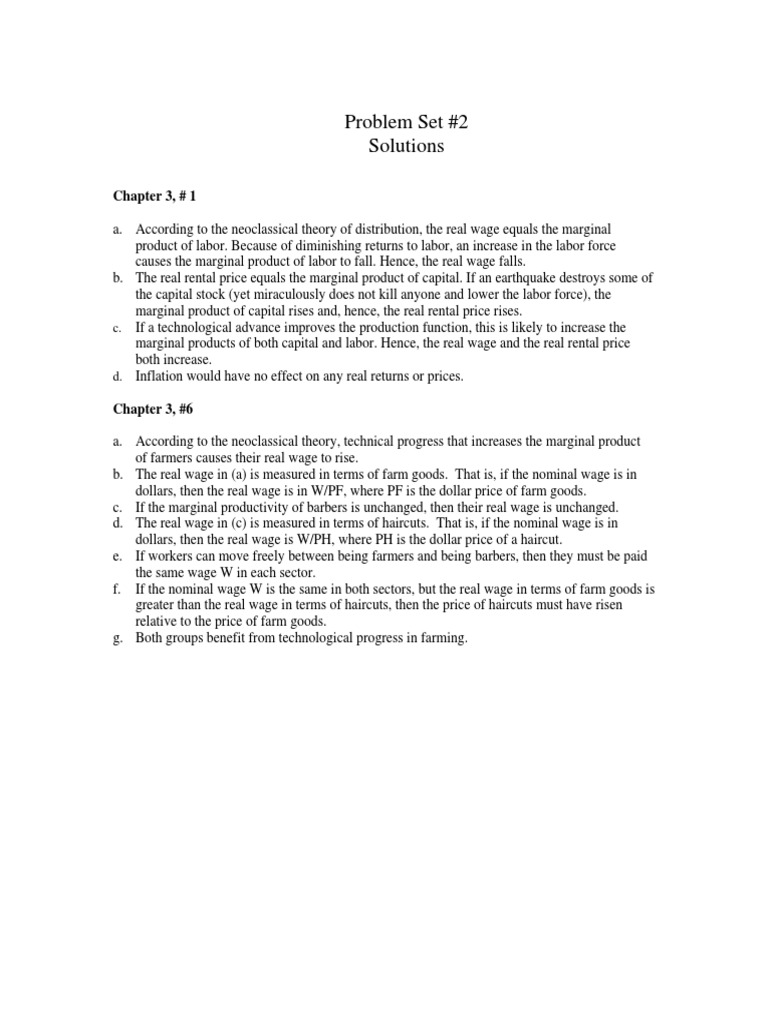 Problem Set #2 Solutions: Chapter 3, # 1 | PDF | Finance & Money Management