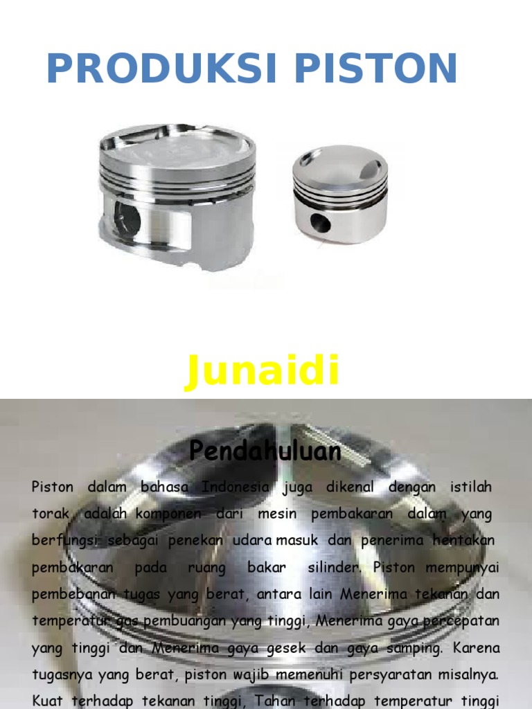Produksi Piston | PDF