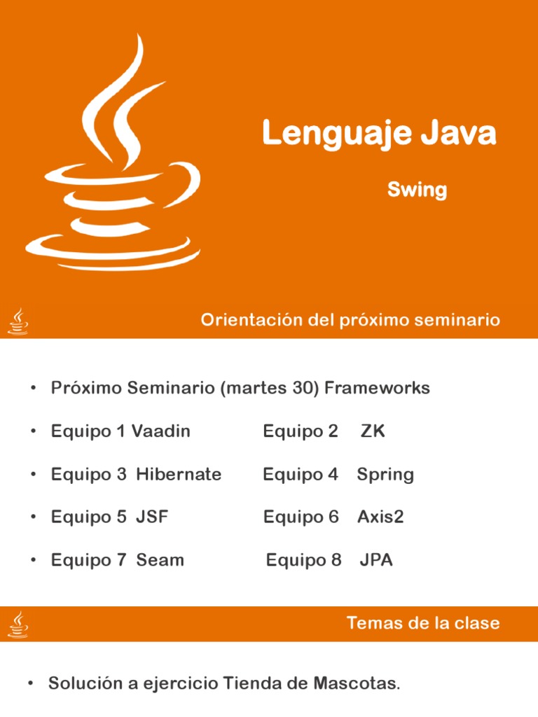 Java Swing PDF | PDF | Java (lenguaje de programación) | Ventana ...