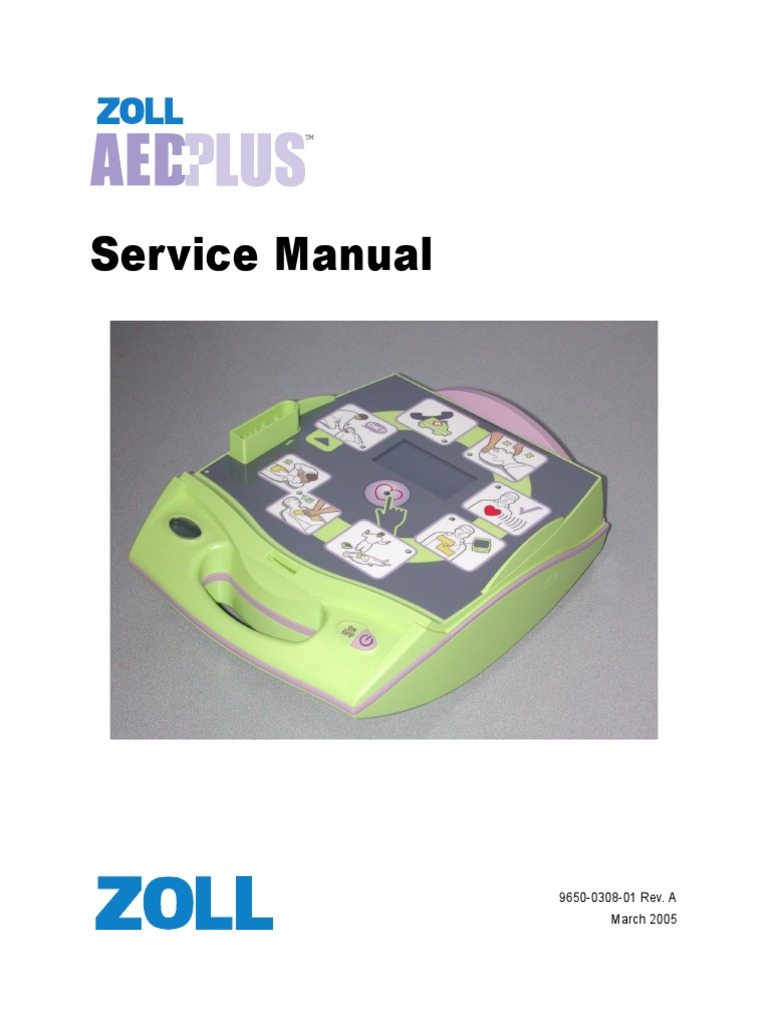 Zoll AED+ - Service Manual | PDF | Cardiopulmonary Resuscitation ...