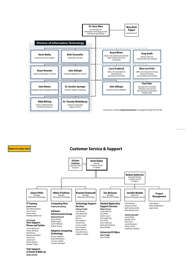 Org Chart | PDF | Chief Information Officer | Information Technology