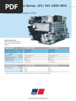 MTU Series 4000 Engine Specifications | PDF | Engines | Vehicle Parts