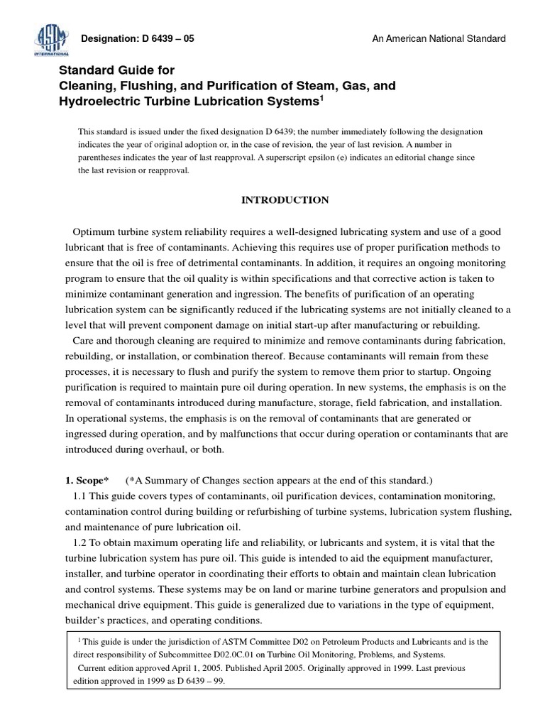 Astm D-6439-2005 | PDF | Motor Oil | Water Purification