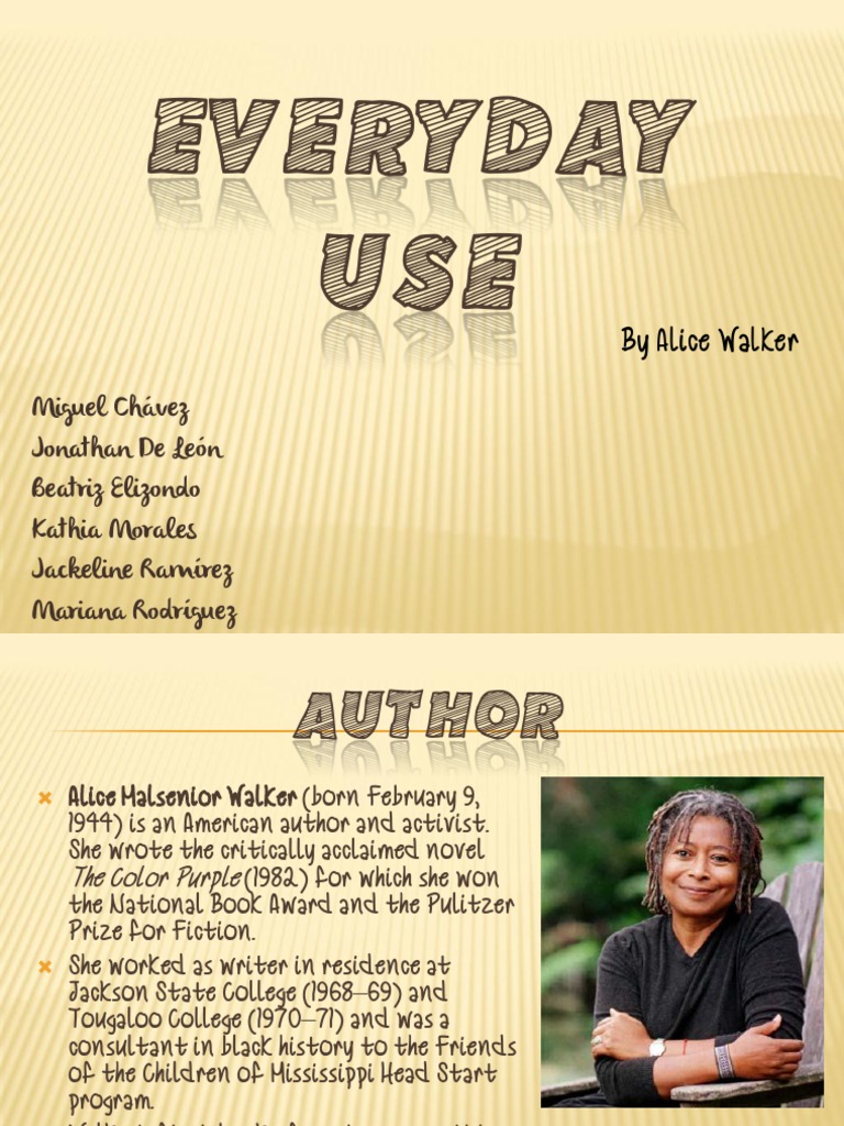 Everyday Use | PDF | Poetry | General Fiction