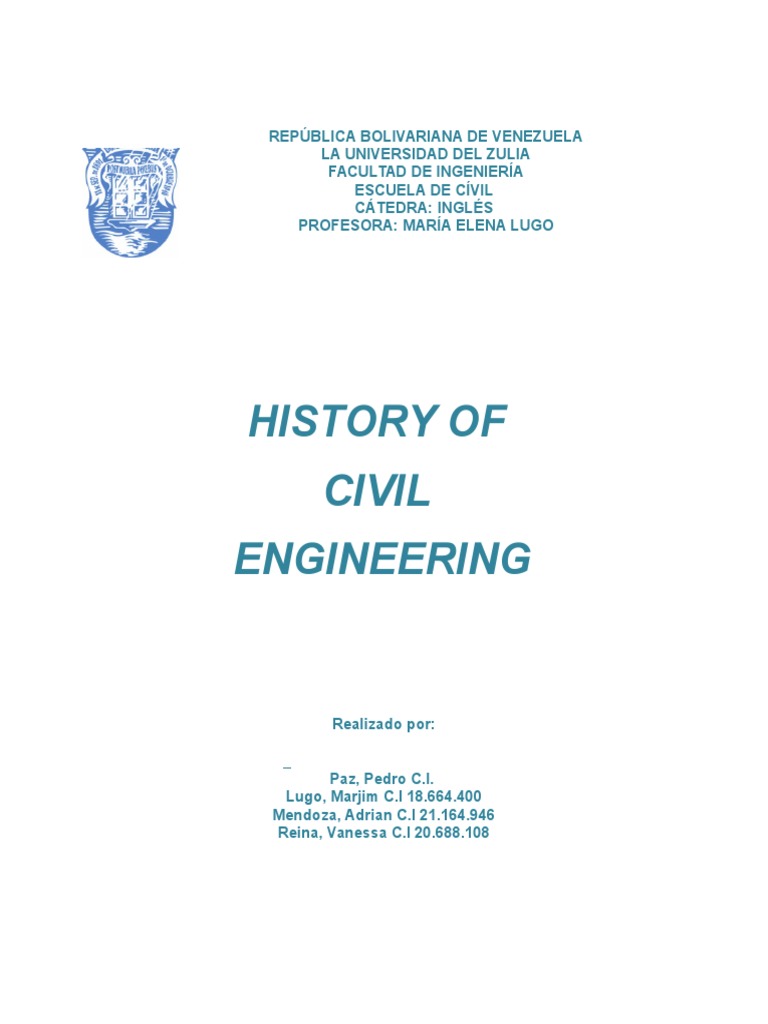 History of Civil Engineering | PDF | Bridge | Engineering
